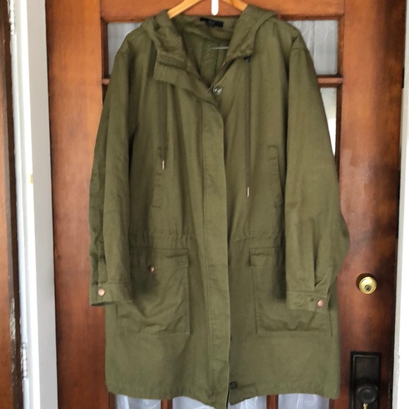 ellos | Jackets & Coats | Ellos Cargo Jacket Coat Olive Army Green ...